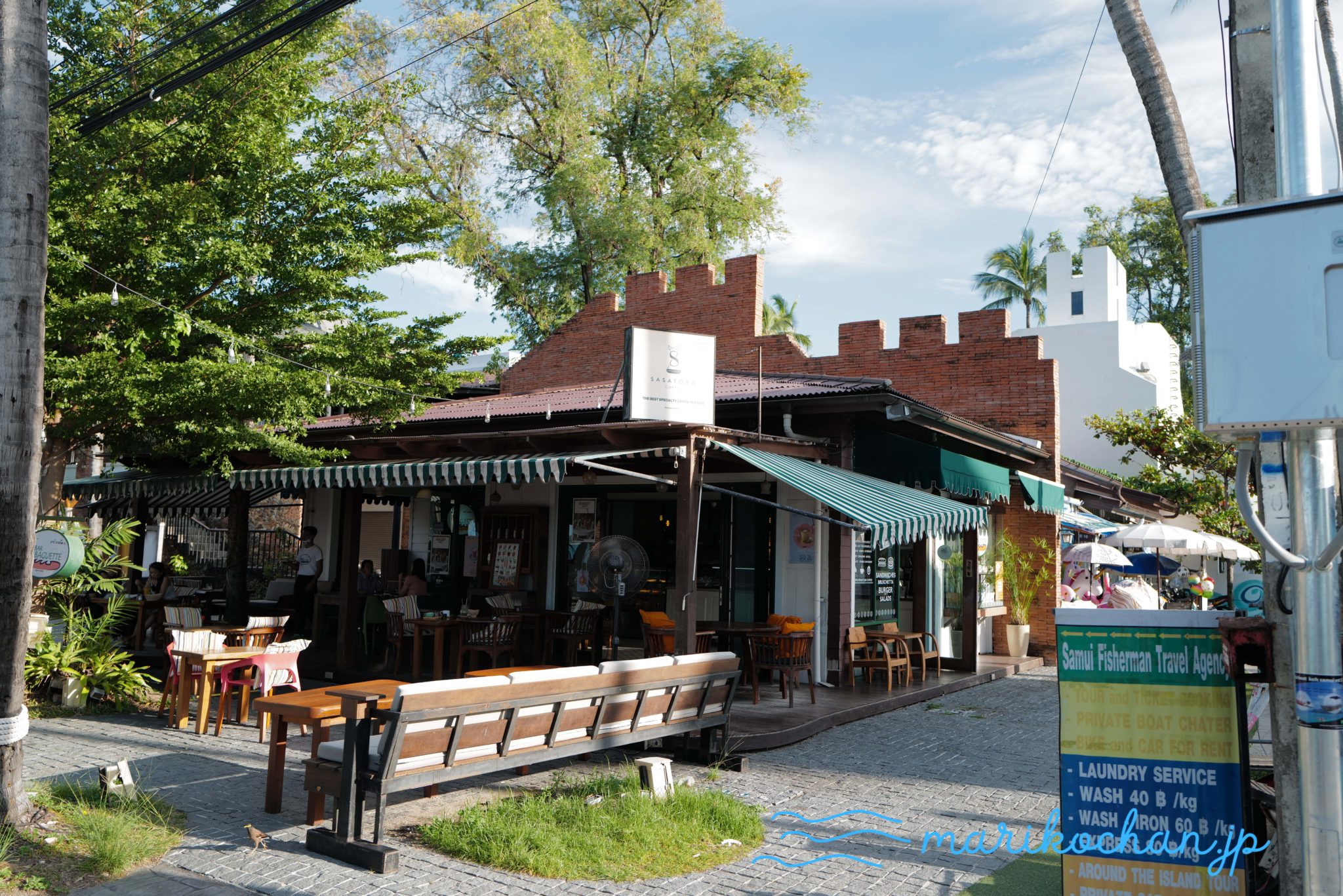 サムイ島ボプットビーチのおすすめカフェ Bar Baguette Cafe – 2014年よりタイと日本を結ぶ
